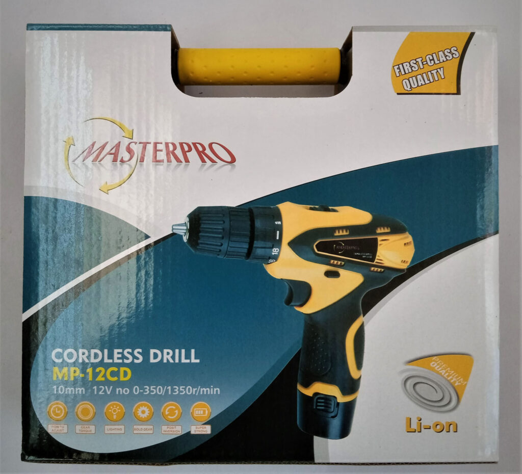 MASTERPRO CORDLESS DRILL / SCREW DRIVER 10MM - OPERA TOOLS