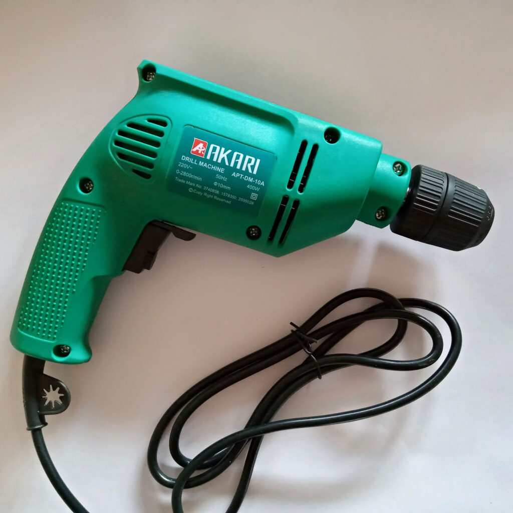 10 MM DRILL MACHINE AKARI BRAND REVERSIBLE - OPERA TOOLS