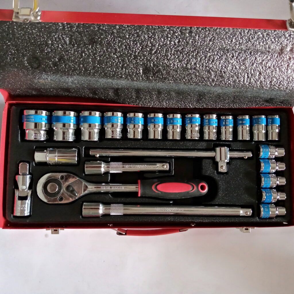 KING TOOLS 24 PCS 1/2" DRIVE HEX SOCKET SET HEAVY DUTY - OPERA TOOLS