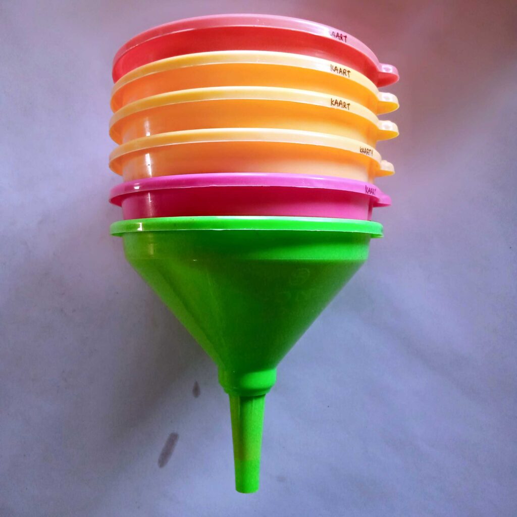 Plastic Funnels, 8 Inch wide mouth Funnel Set of 6PCS - OPERA TOOLS