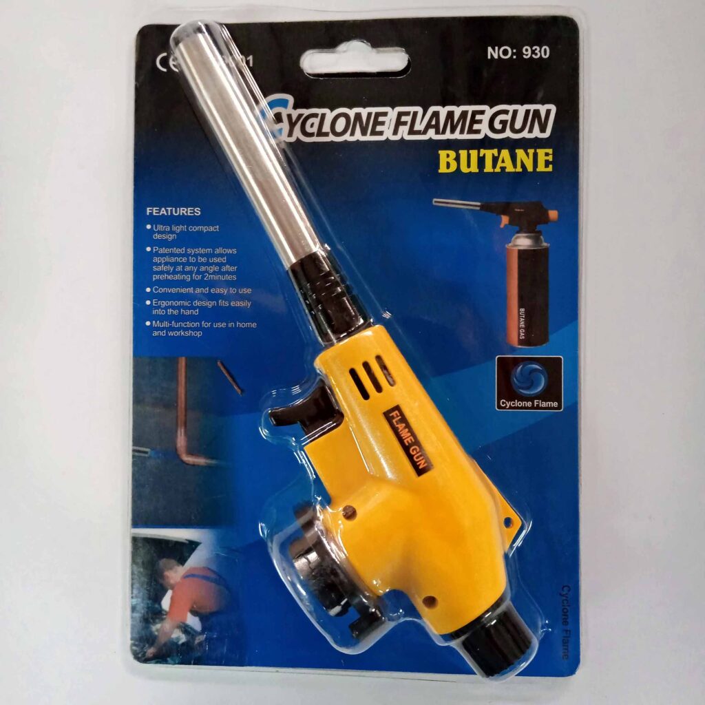Cyclone Flame-High Power Butane / LPG Gas Brazing Torch/Butane Heat Gun ...