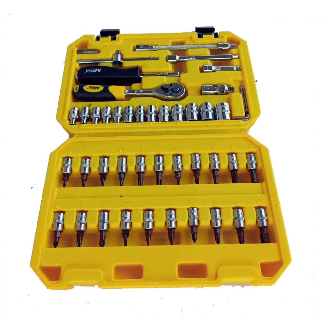 MEGA Professional 1/4" DRIVE Socket Set Heavy Duty [46 PCS] - OPERA TOOLS