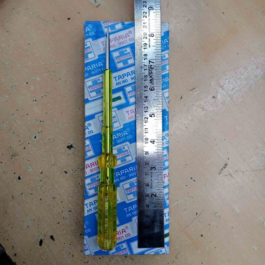 TAPARIA ELECTRIC LINE TESTER No 818 8" long set of 4 - OPERA TOOLS