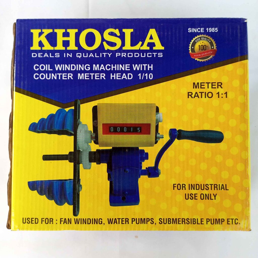 KHOSLA Hand Coil Winding Machine with 1/10 Ratio - OPERA TOOLS
