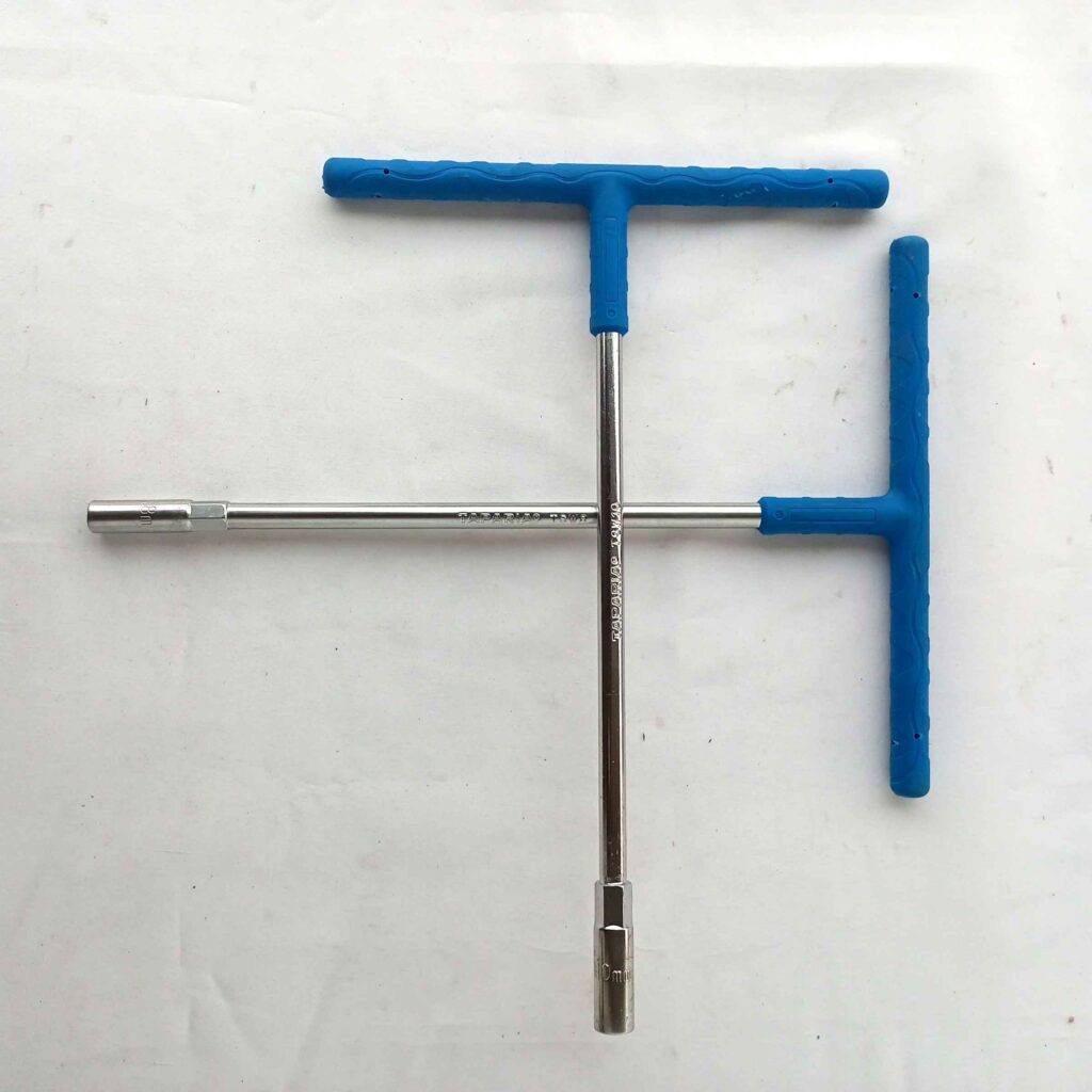 TAPARIA-Hex T-Type Handle Spanner set 8/9/10/12/13/14 mm [6 Pcs set ...