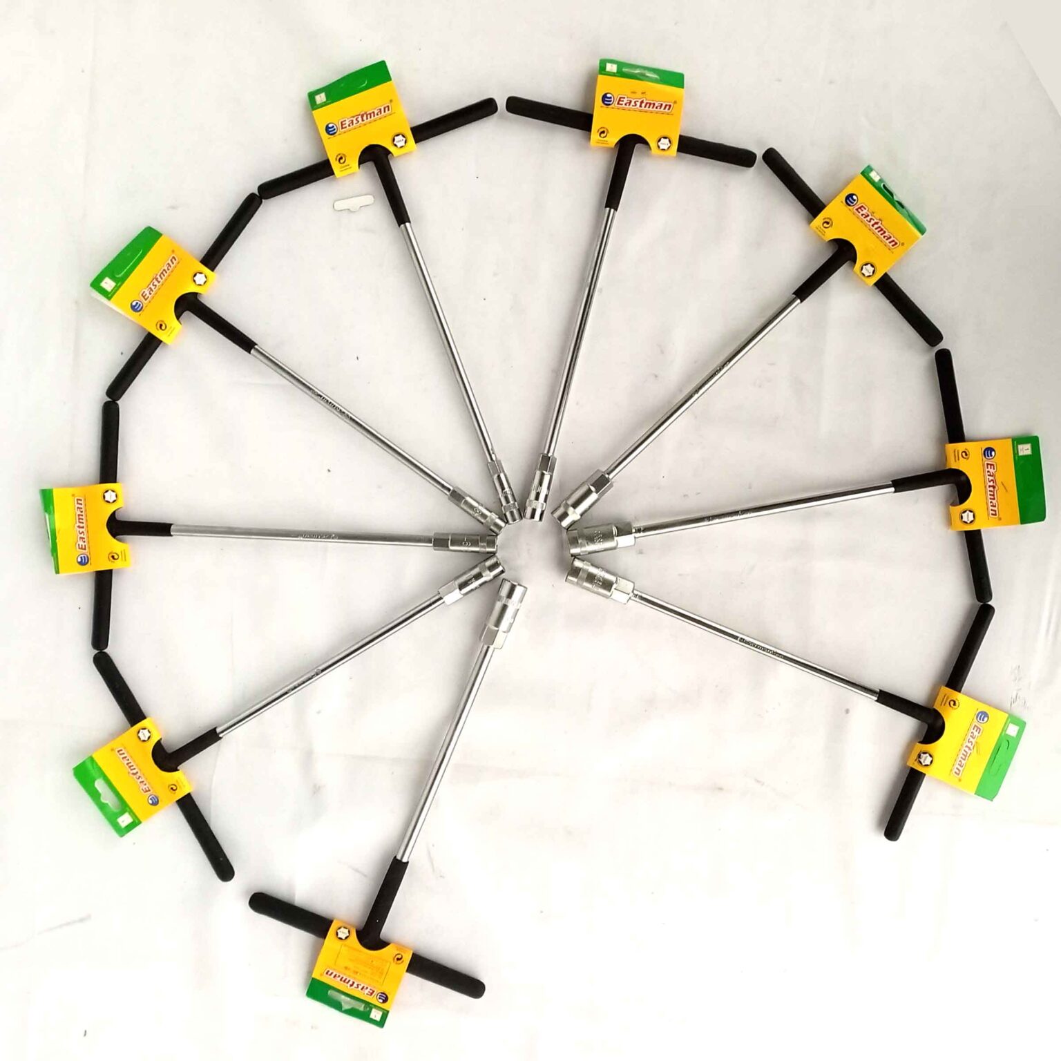 TAPARIA-Hex T-Type Handle Spanner set 8/9/10/12/13/14 mm [6 Pcs set ...